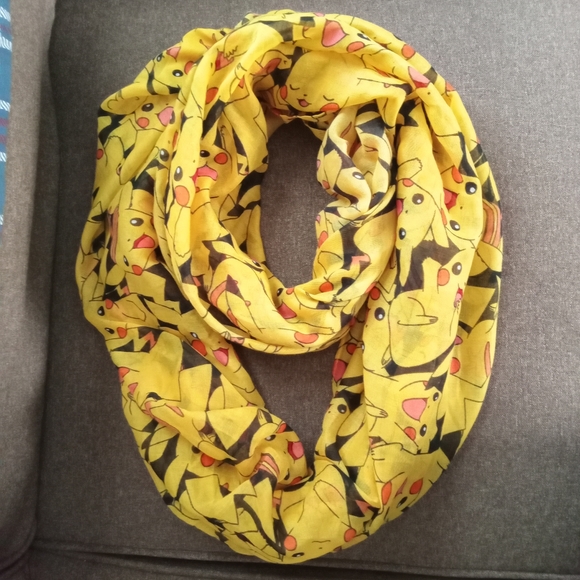 Pikachu | Accessories | Pokemon Pikachu All Over Print Infinity Scarf ...